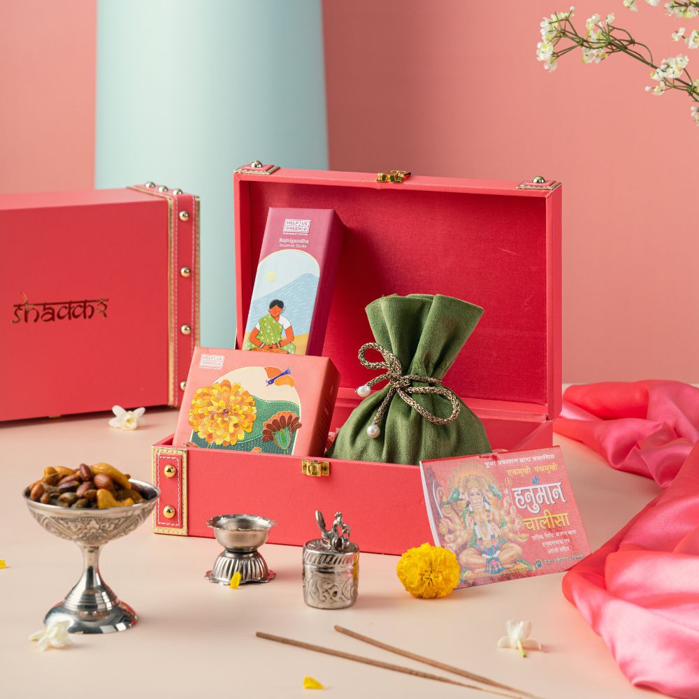 Diwali Pooja Essentials Box – Complete Your Rituals with Elegance