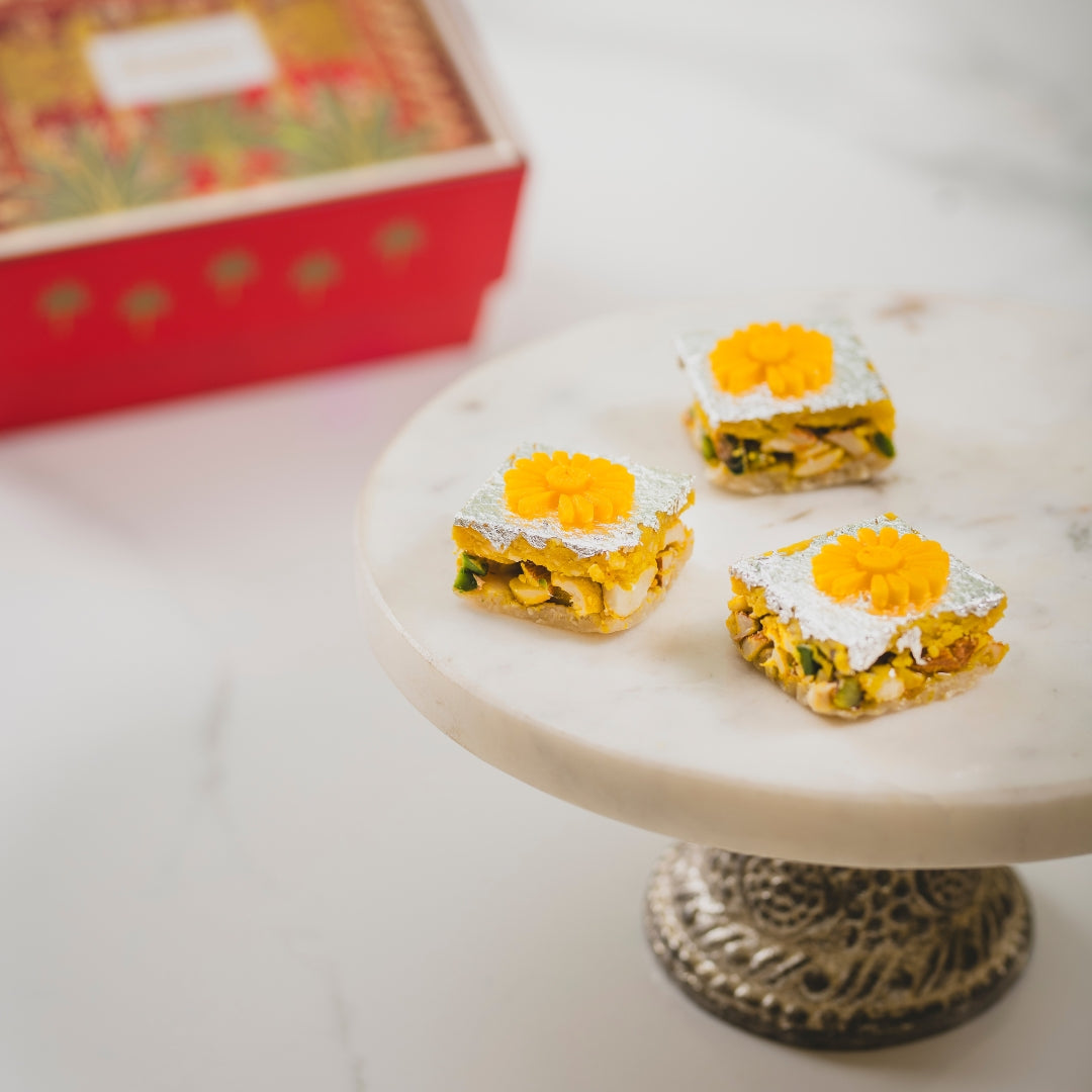 Order SHAKKR's Kaju Katli Sandwich – Premium Fusion Mithai
