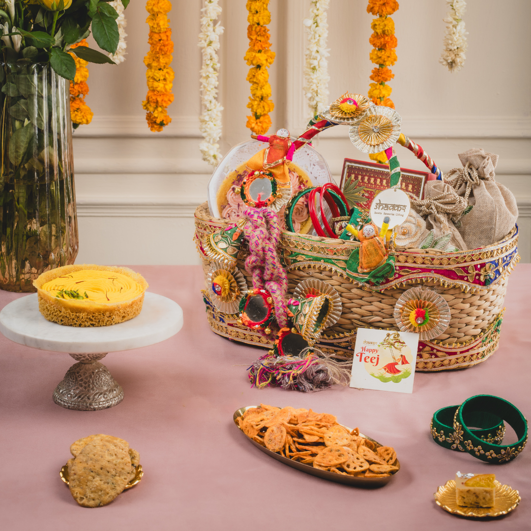 Teej Ki Tokri Hamper | Festive Gift Basket by Shakkr