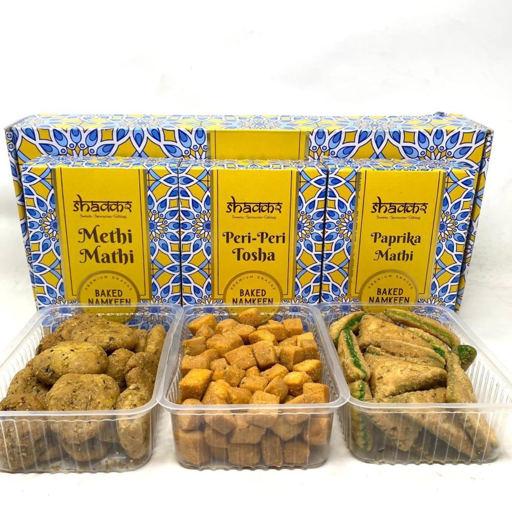 Celebration Namkeen Box | Savory Snacks Gift Box by SHAKKR